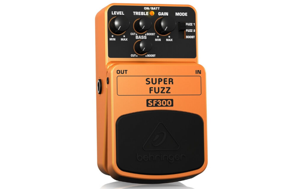 BEHRINGER SUPER FUZZ SF300 - Pedalpedia - Pedais e Pedaleiras