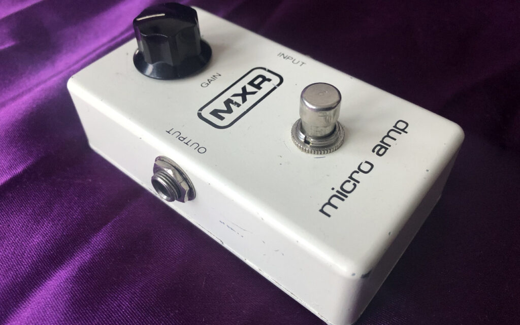 MXR M133 MICRO AMP - Pedalpedia - Pedais e Pedaleiras